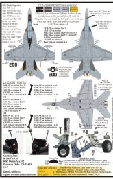 Fightertown Decals 1/48 VFA-103 Supa Hornets F-18F's decal sheet