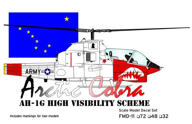 Fireball Modelworks 1/72 Arctic Cobra decal sheet