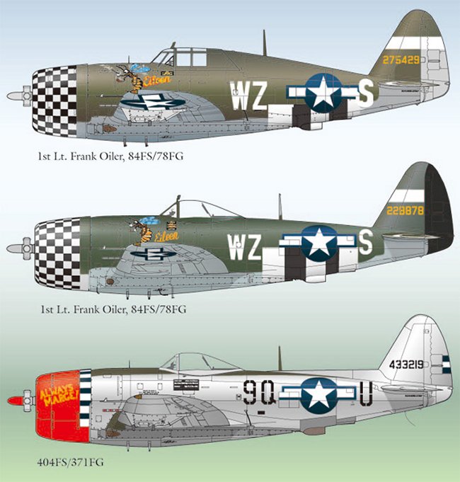 Lifelike Decals 1/48 P-47D Thunderbolt Part 7 decal sheet