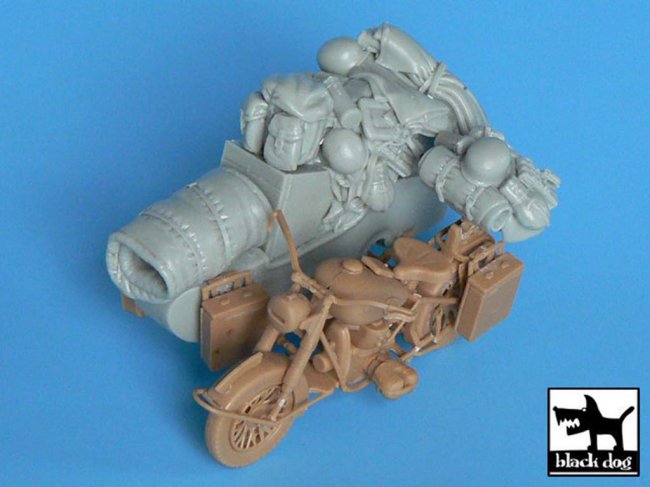 Black Dog 1/35 German sidecar accessories set